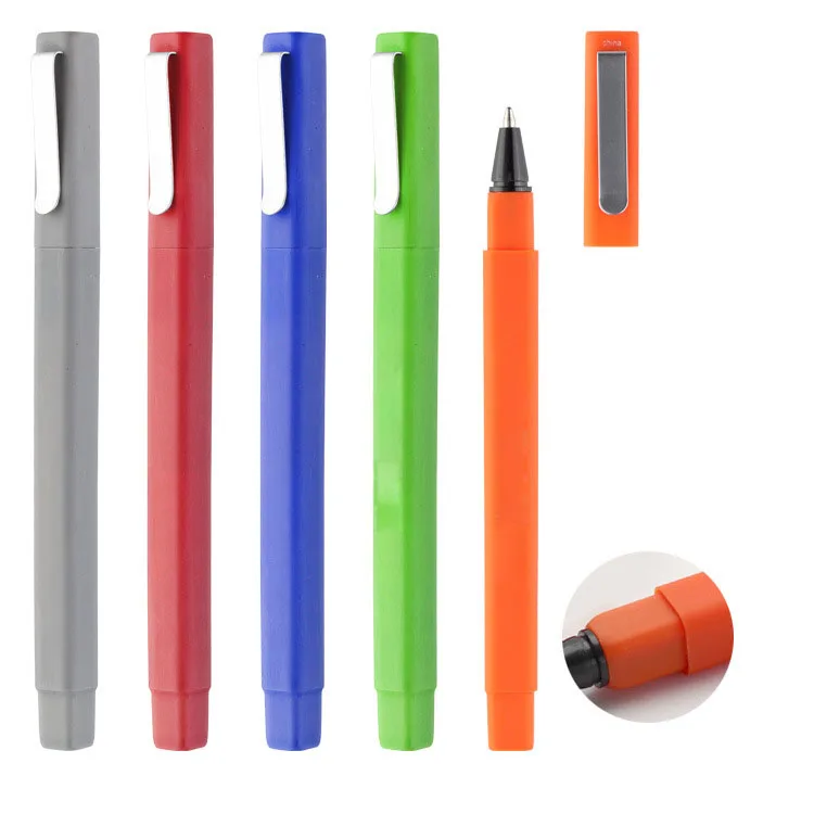 Square Plastic Ballpoint Pen - Customized Promotional Gift