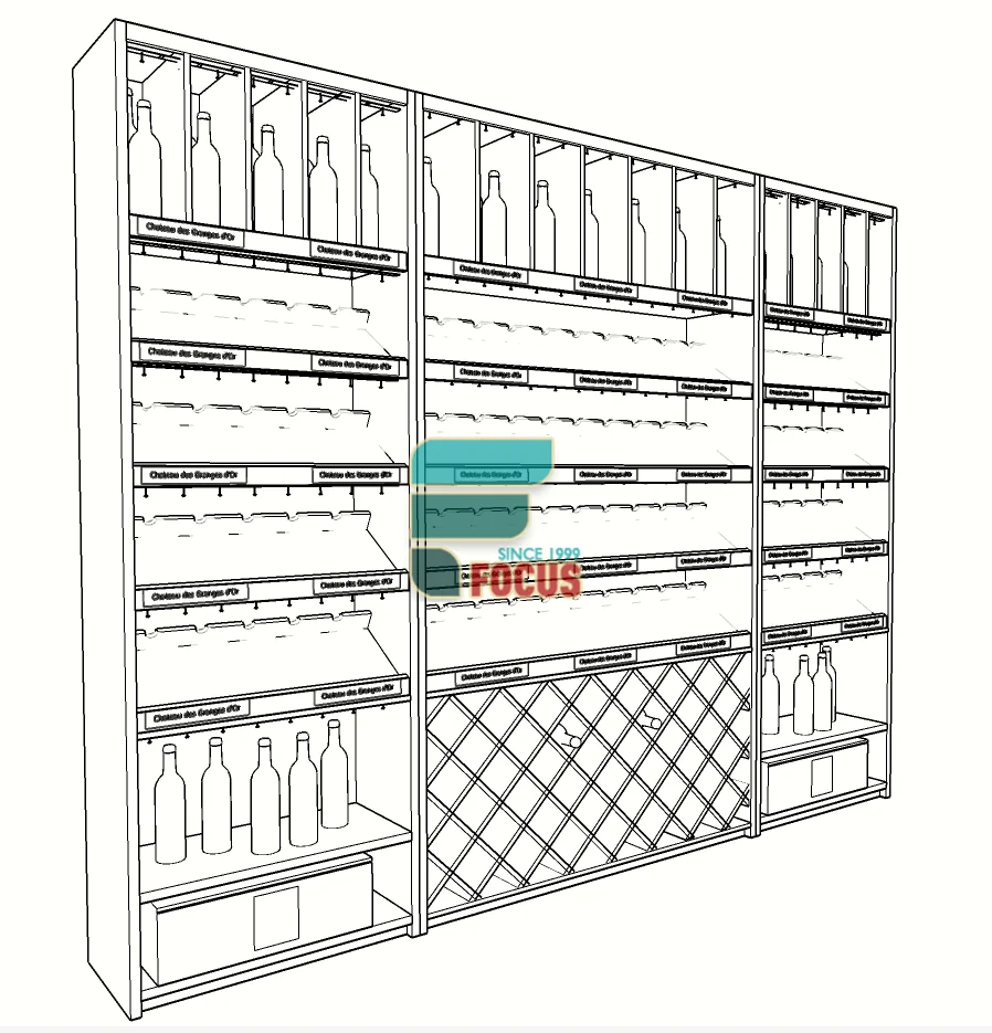 Luxury Liquor Shop Interior Design - FOCUS Display Cabinets