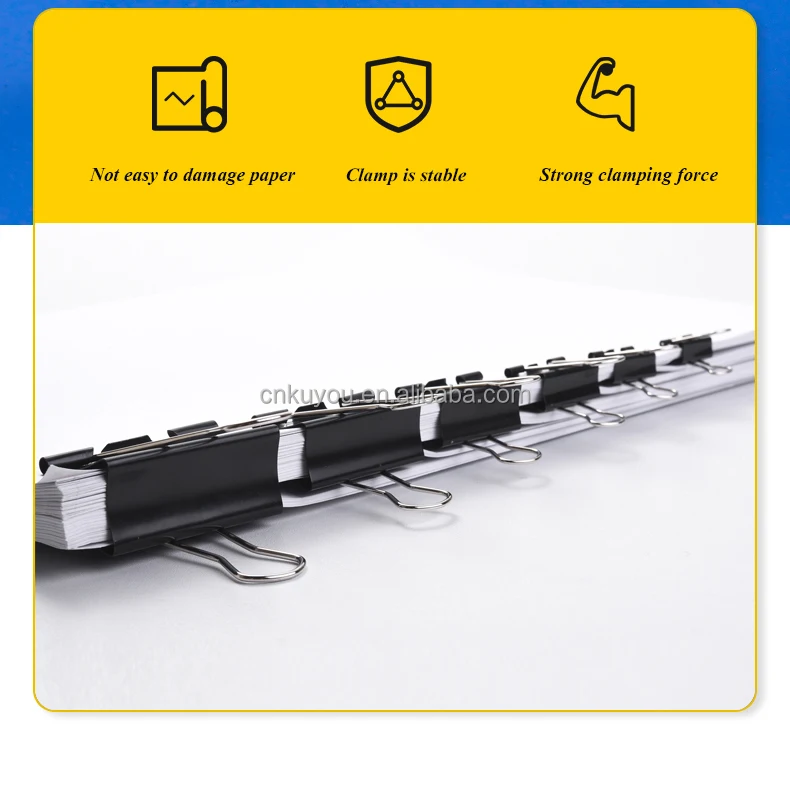 Best Selling Office Stationery Bucket Binders 48 Pack 25mm Black Metal ...