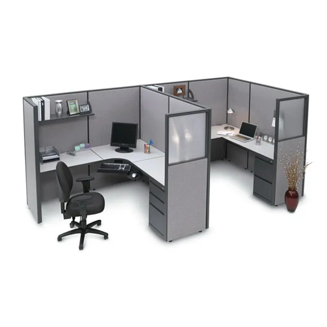 Modern Office High Partition Wall Staff Workstation Desk Office Call ...