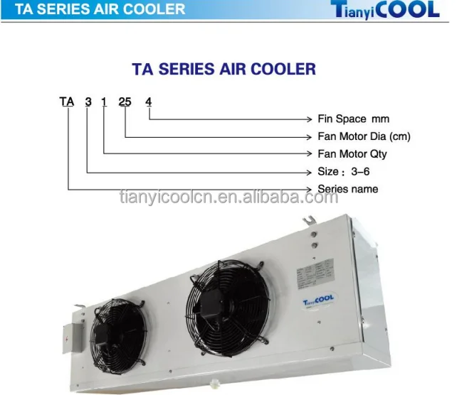 Customized TA Series Industrial Air Cooler Core Engine Motor for Cold ...