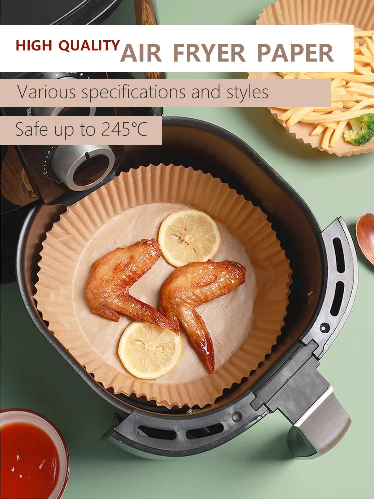 Food Grade Non-stick Disposable Air Fryer Liners Baking Paper For Air ...