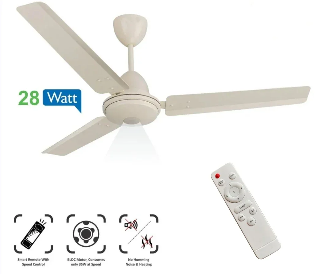 Modern DC Morden High Speed BLDC Ceiling Fan with Copper Motor Remote