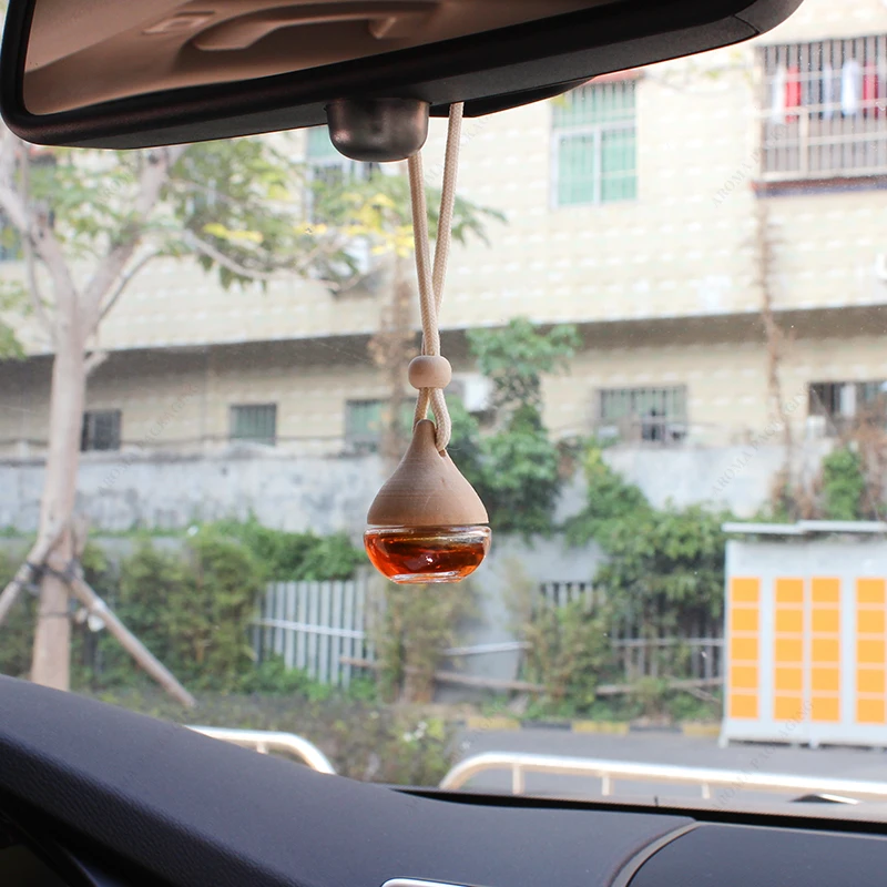 Hanging Glass Car Diffuser Bottle - Luxury Aroma Freshener