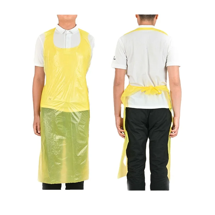 Sj Plastic Pe Apron Waterproof Biodegradable Disposable Plastic Kitchen ...