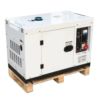 Standby Electric Power Plant 10kw Soundproof Diesel Generator 220v/380v ...