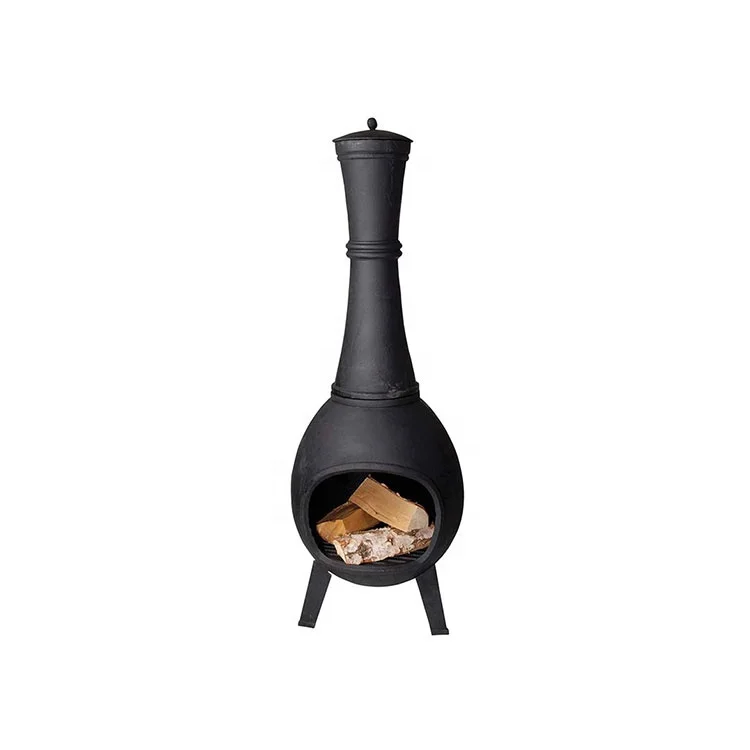 Chimineas Outdoor Fireplace Wood Burning High Height Beer Shape Steel ...