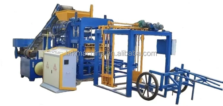 Automatic Block Machine QT4-15 Interlocking Cement Concrete Hollow ...