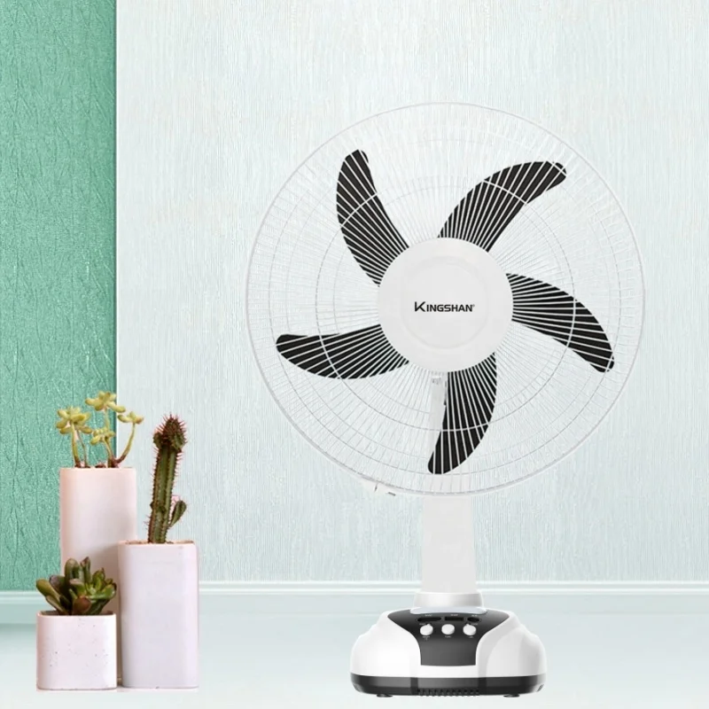 Powerful Electric Fan Table Fan Rechargeable Battery Operated Portable ...