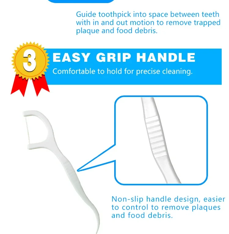 Personalized Eco-Friendly Nylon Dental Floss Pick Teeth Flosser for ...