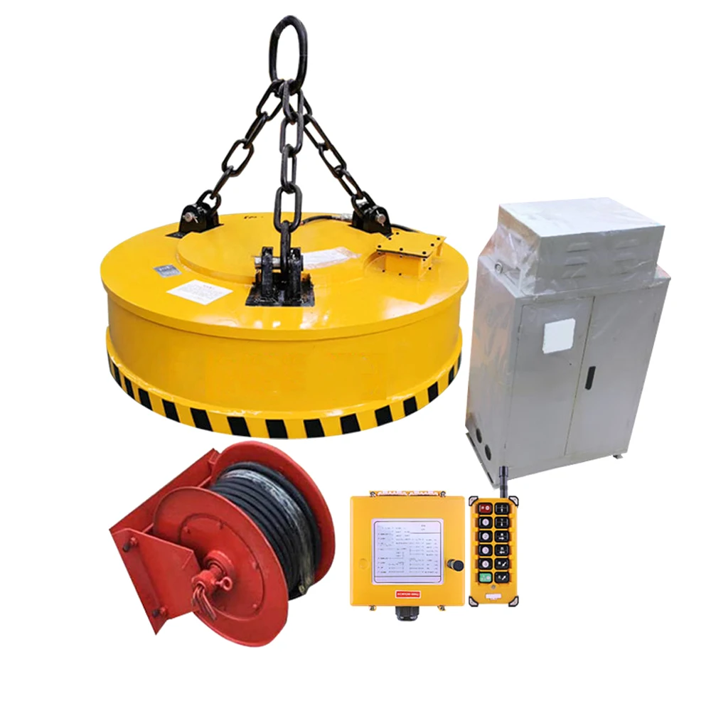 Factory price material handling electromagnetic sucker circular electro ...