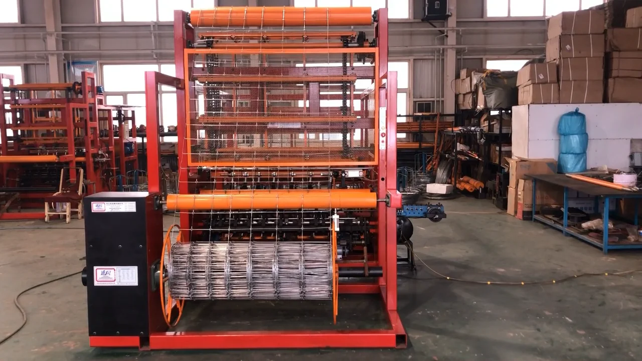 Fixed Knot Fence Wire Mesh Machine For Construction Industry - Buy ...