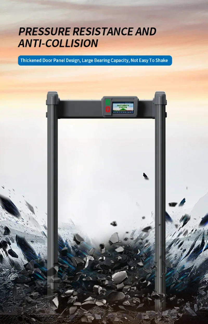 Arch Door Frame Industrial Metal Detector Walk through Security Gate ...