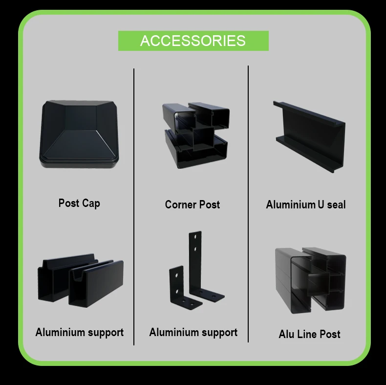 Fentech Fireproof Wpc Fence Panels Waterproof Outdoor Wood Plastic ...