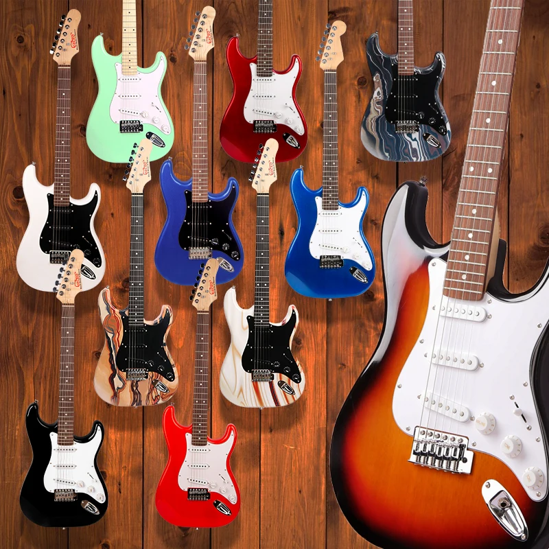 Gecko Oem Custom Stringed Musical Instruments Guitarra Electrica St ...