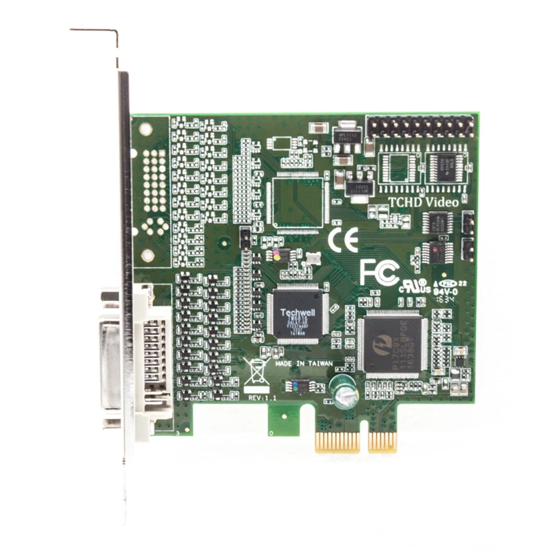 4 Channels Av Bnc Inputs Sd Analog Video Capture Card - Buy Pci-e Cctv ...