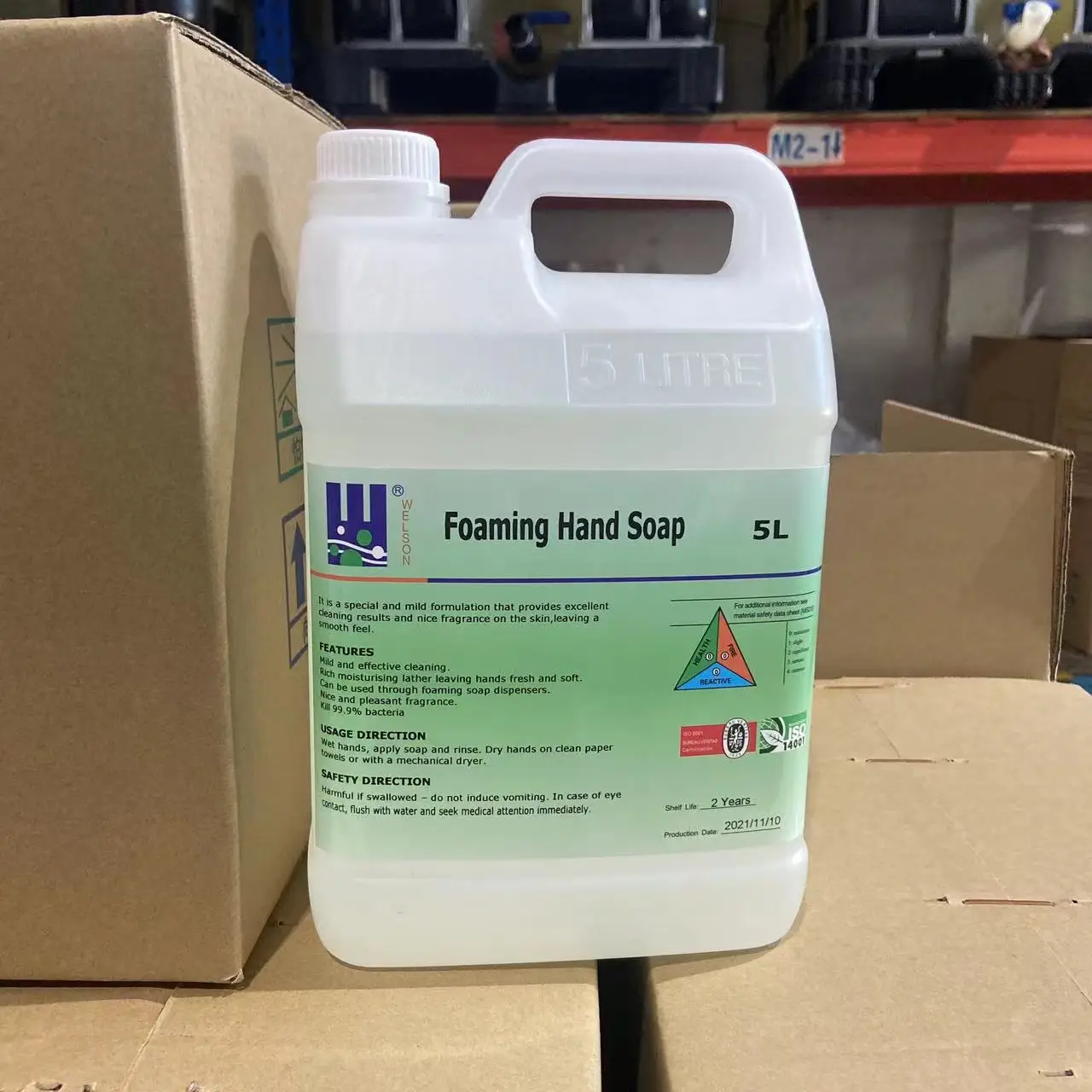 Colorless Odourless Food Grade Liquid Hand Soap with Bactericide