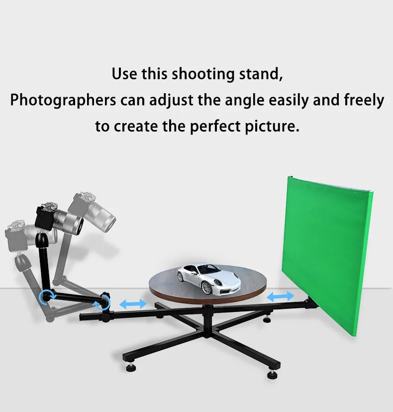 360 Photo Studio Booth 360 Rotating Degree Photography Display Rotation ...