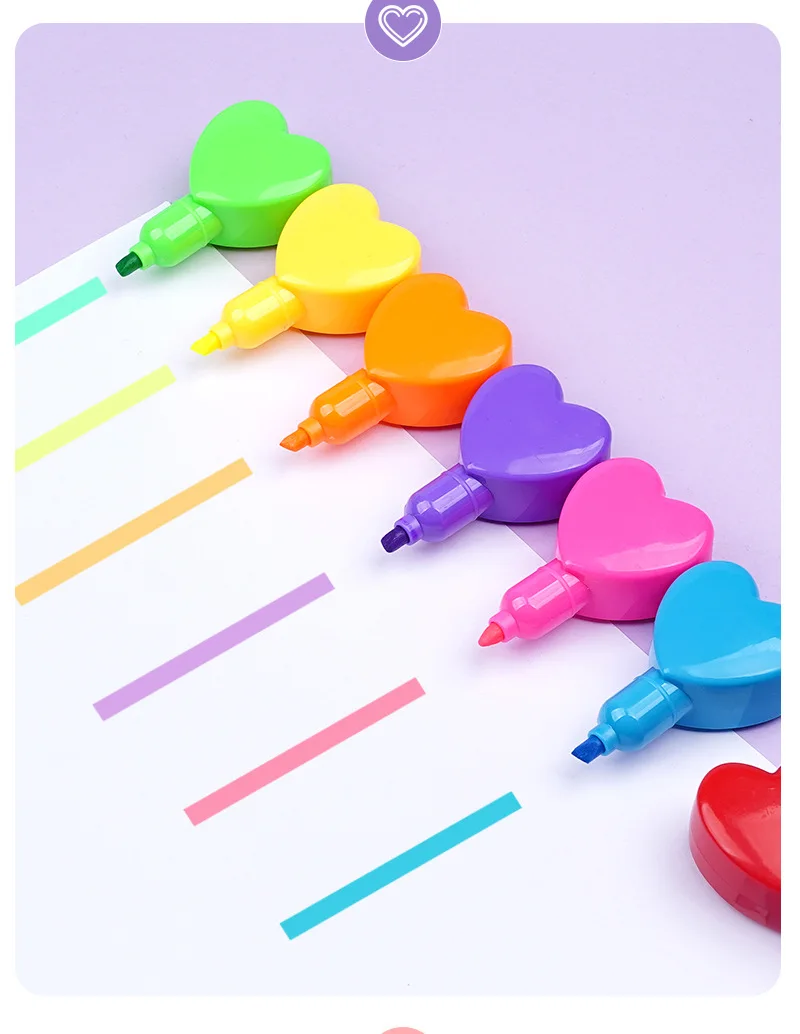 New Korean Creative Gifts 6 Color Scented Marker Pen Mini Cute Kawaii ...