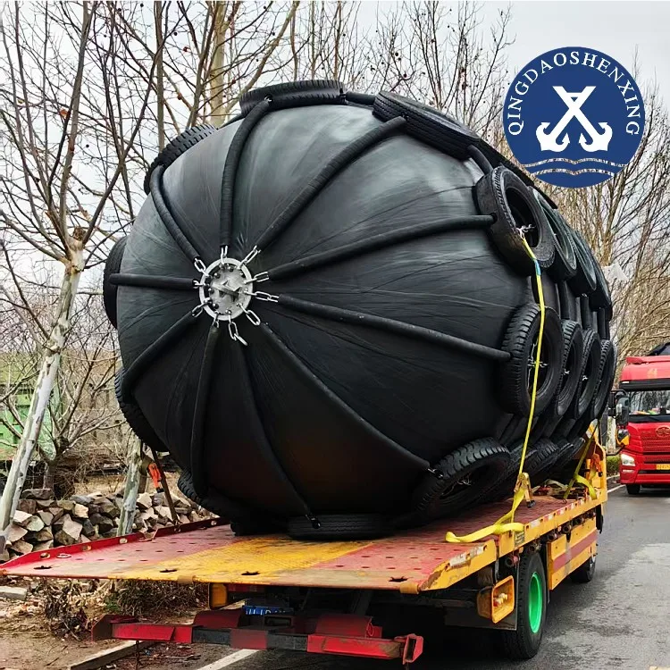 Vulcanized Marina Mooring Pile Rubber Fenders for Docks With Repair Kit ...