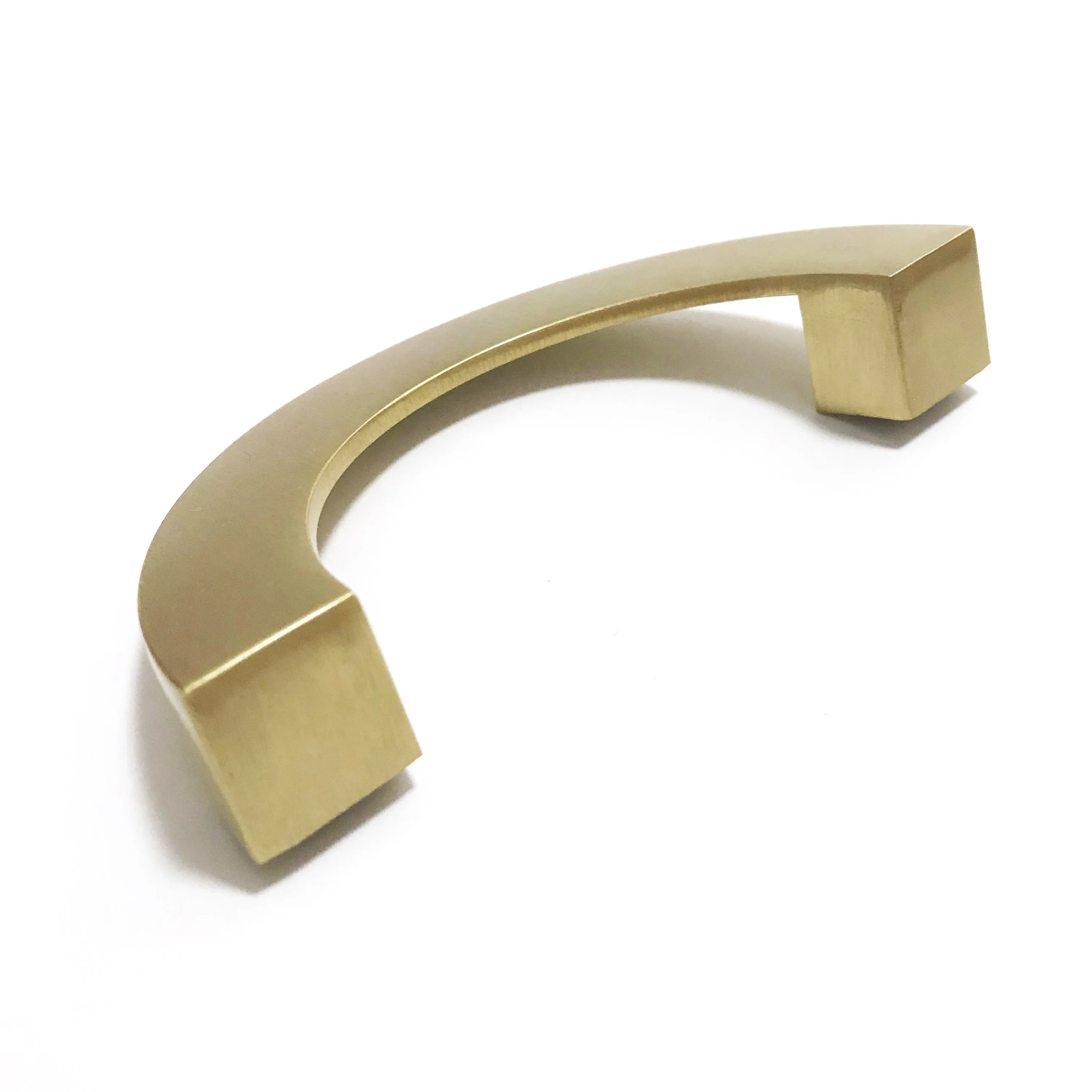 Semi Circle Brass Gold Cabinet Handles Zamak Zinc Alloy Half Moon ...