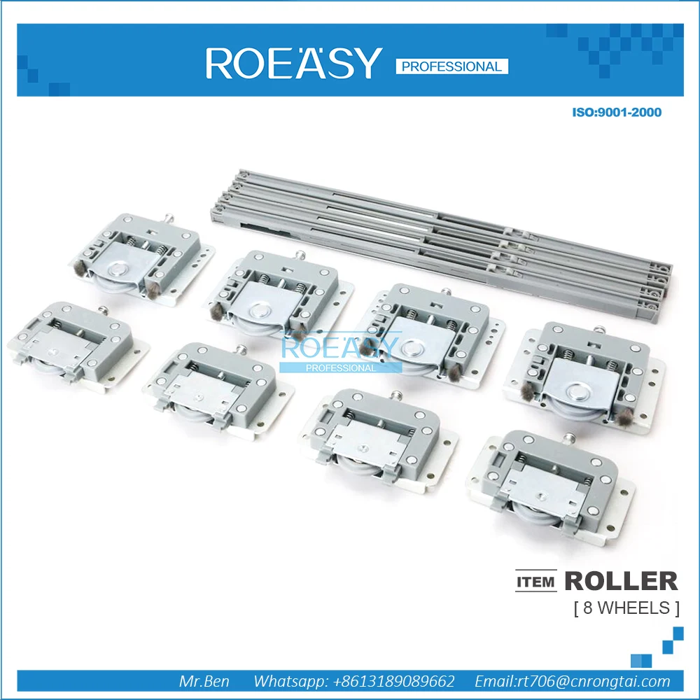 ROEASY Double Track Wardrobe Roller Wheels - Durable & Efficient