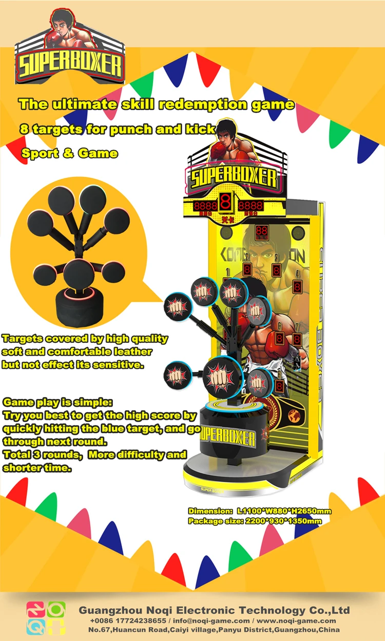 Big Punch Target Boxing Game Machine - Electronic Arcade