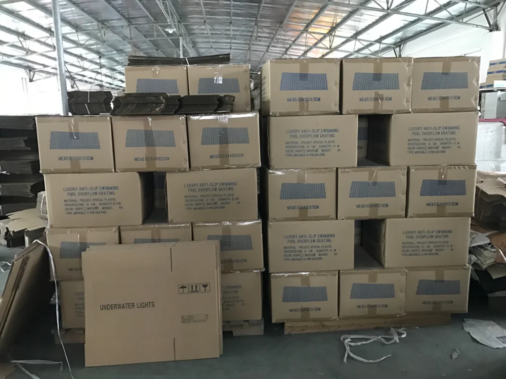 White Colour 3 Hole Grating Tiles Type Flexible Swimming Pool Overflow Grid - Buy Pool Overflow ...