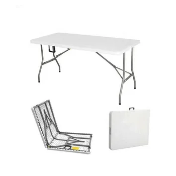 Stackable Leg And Top White High Density Polyethylene Plastic Rectangle ...