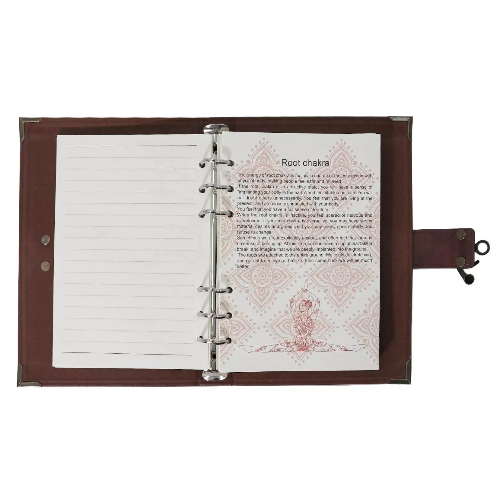 Custom Logo Luxury Crystal Yoga 7 Chakra Novos Notebook Witchcraft ...