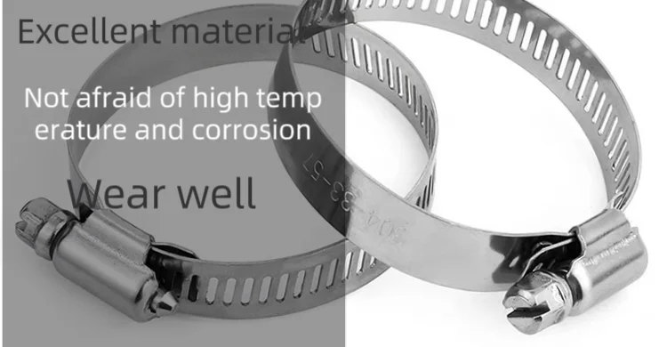 8mm American Type Hose Clamp Stainless Steel Worm Drive Hose Clamp ...