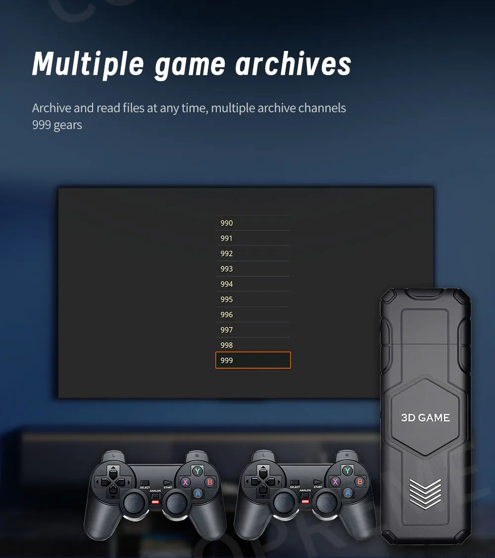 Y5 Retro Game Console 4k Hd Video Game Console 2.4g Dual Wireless ...