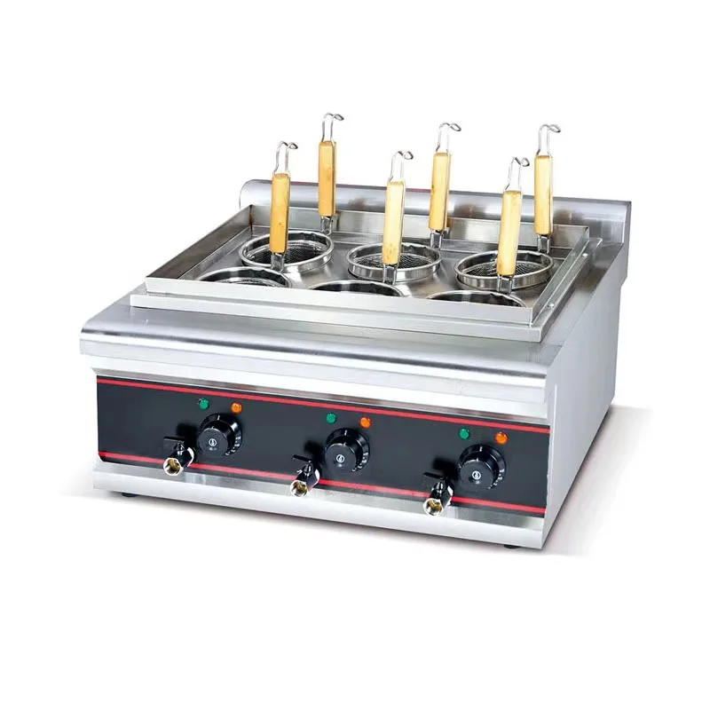 Desktop 4 And 6 Head Electric Noodle Cooker Pasta Cooker Machine Cooker ...