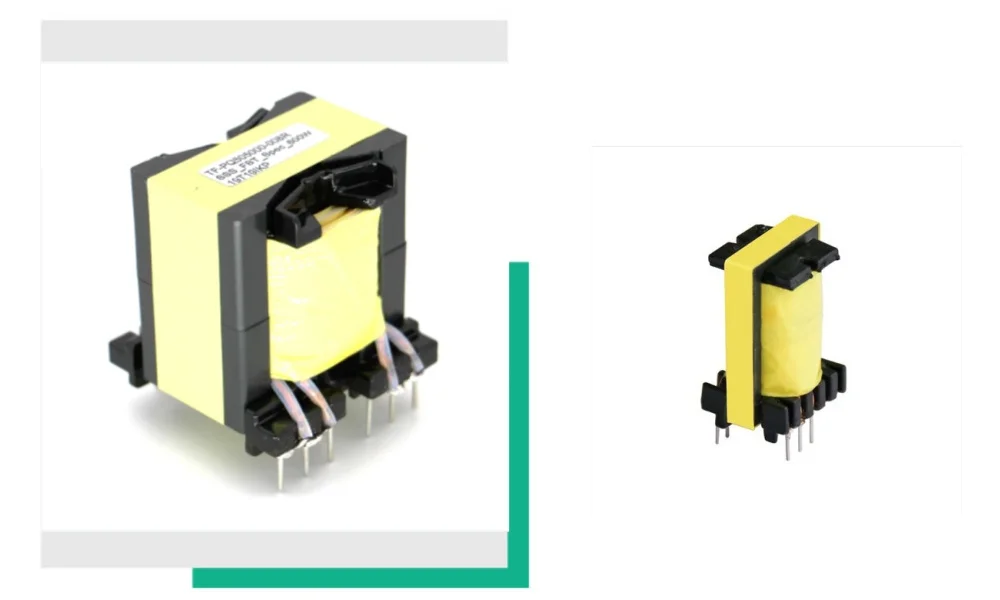 High Performance Mnzn Power Ferrite Magnet Ee28 Vertical Transformer Electric High Frequency ...