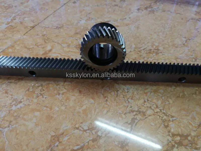 High Precision Din6 M1.5 15*15m*1000mm Grinding Helical Gear Rack And ...