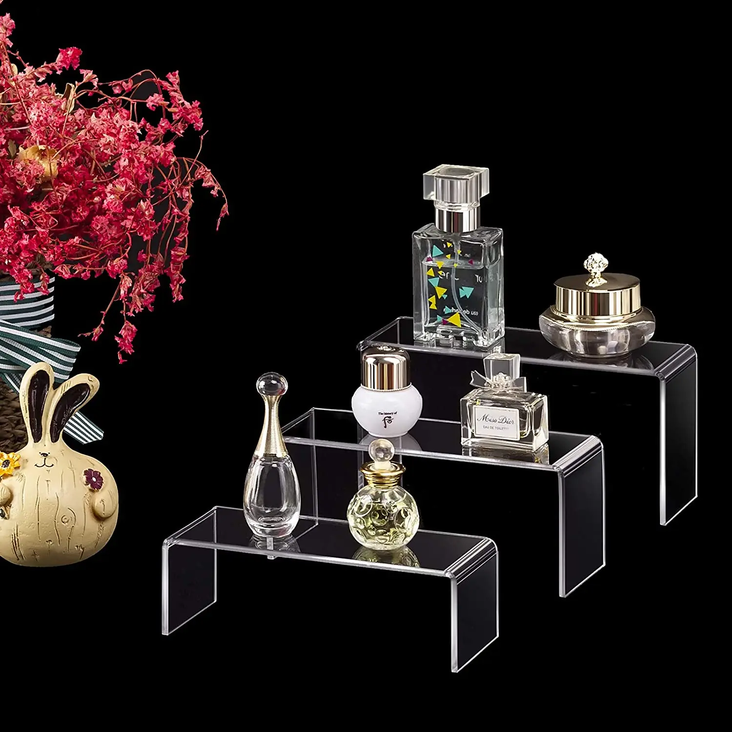 Acrylic Display Risers - Elegant Cupcake Stands for Desserts