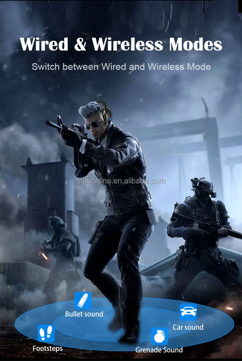 Bl100pro Ps5 True Wireless Headset With Mic Custom Logo Over Ear ...