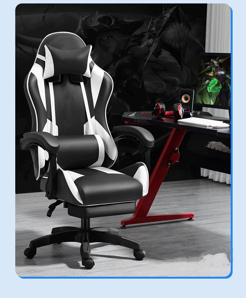 Speakers Swivel Sofa Carbon Fiber Gaming Sports Office Chair - Buy ...