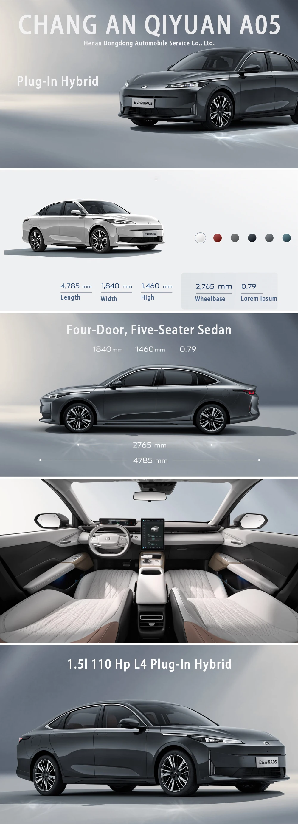 Azerbaijan 2024 Changan Qiyuan A05 Cheap Car New Vehicles Cars Phev Extended Range Ev Hybrid ...