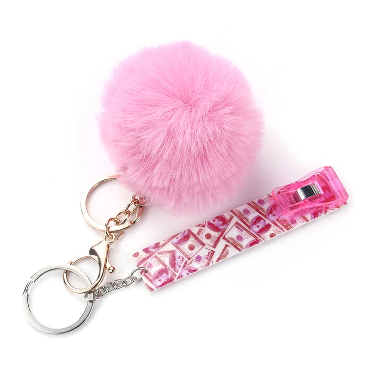 ATM Card Puller Keychain Acrylic Card Grabber For Long Nails