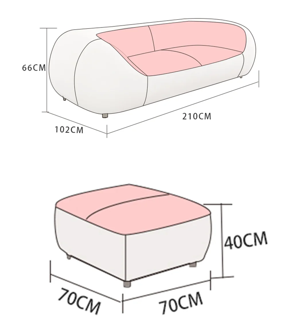 Modern Creativity White Executive Fabric Black Ceo Lounge Sofa