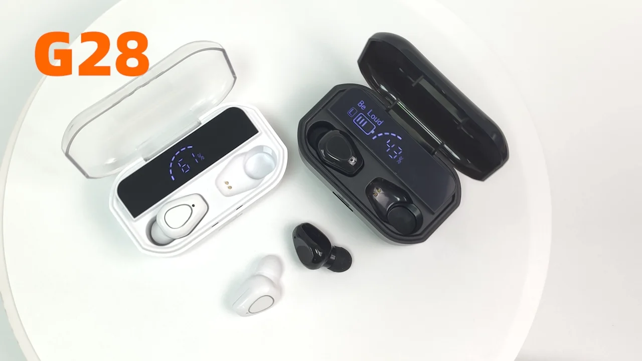 G28 Bt Earphone Headphones Touch Low Latency Tws Waterproof Wireless ...