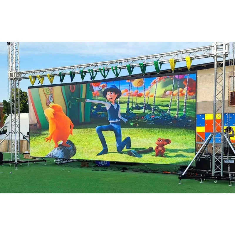 P3.91 Outdoor LED Display Screen - 500x500mm Seamless Splicing