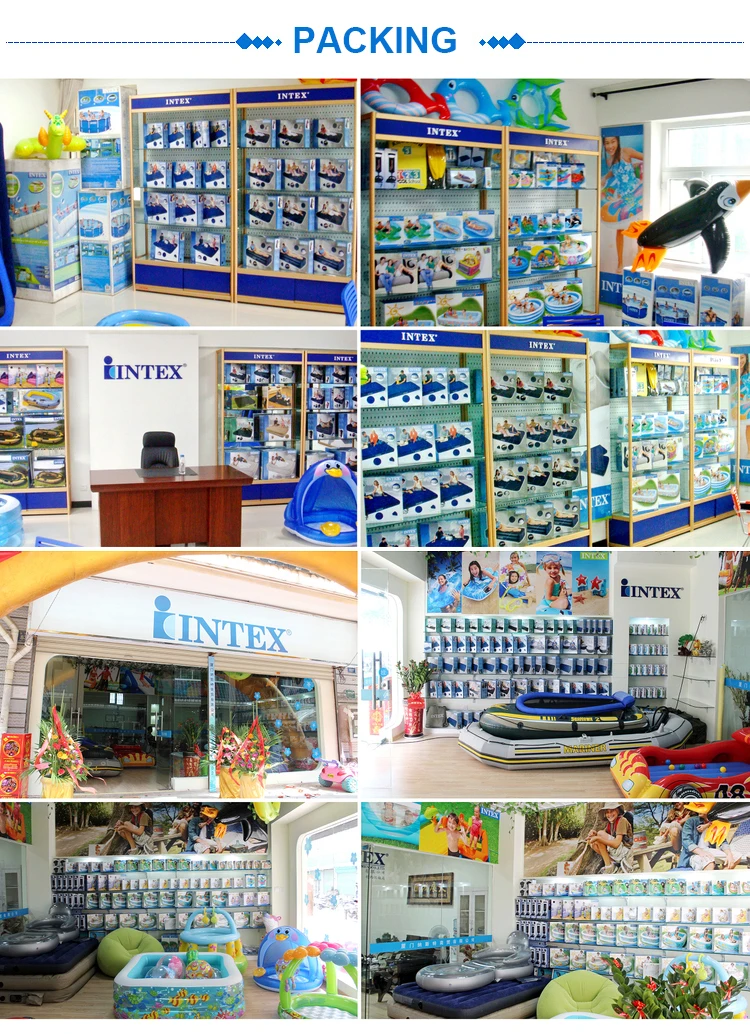 Intex 26792 Rectangular Steel Frame Swimming Pool Set Backyard Garden ...