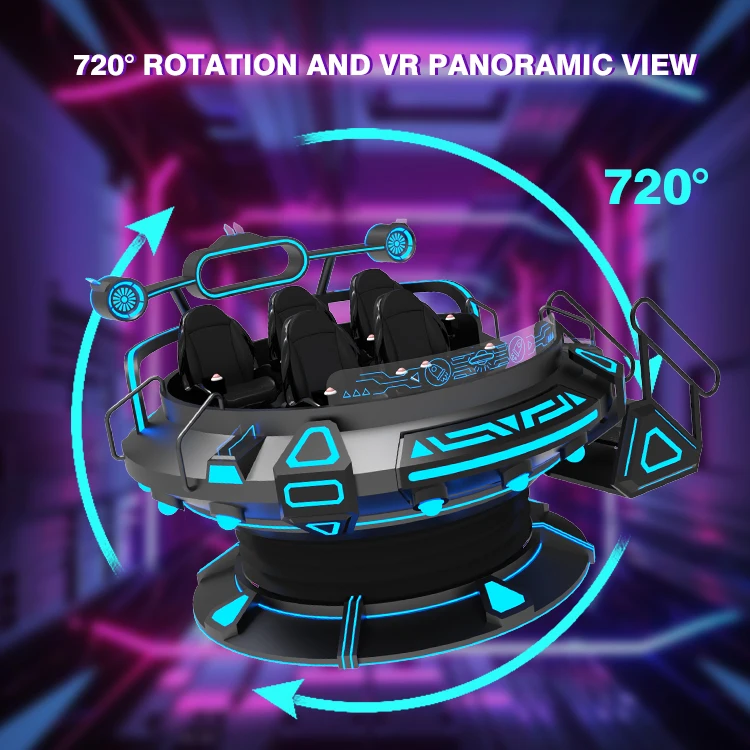 Movie Power Family Vr Vr Flying Saucer Equipped With Control System 360 ...