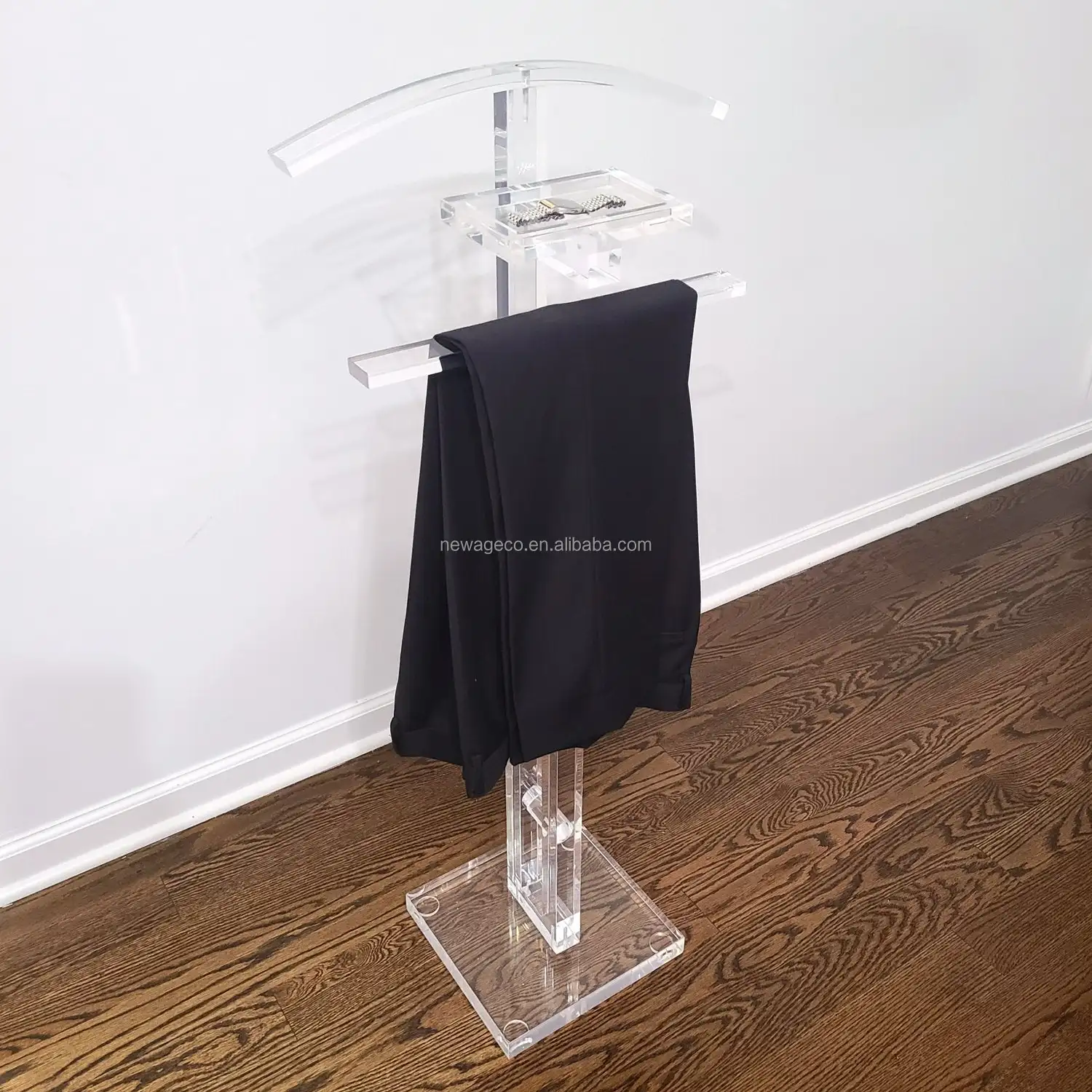 Modern Lucite Judaica Suit Valet Stand Floorstand Coat Stand Multi Use ...