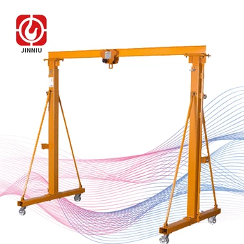 Portable 5 Ton 220v 380v Monorail Gantry Crane With Electric Hoist ...