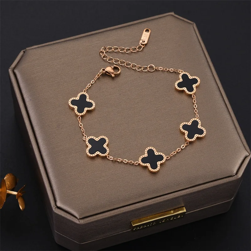 Luxury Designer Gold Silver Stainless Steel Bracelet