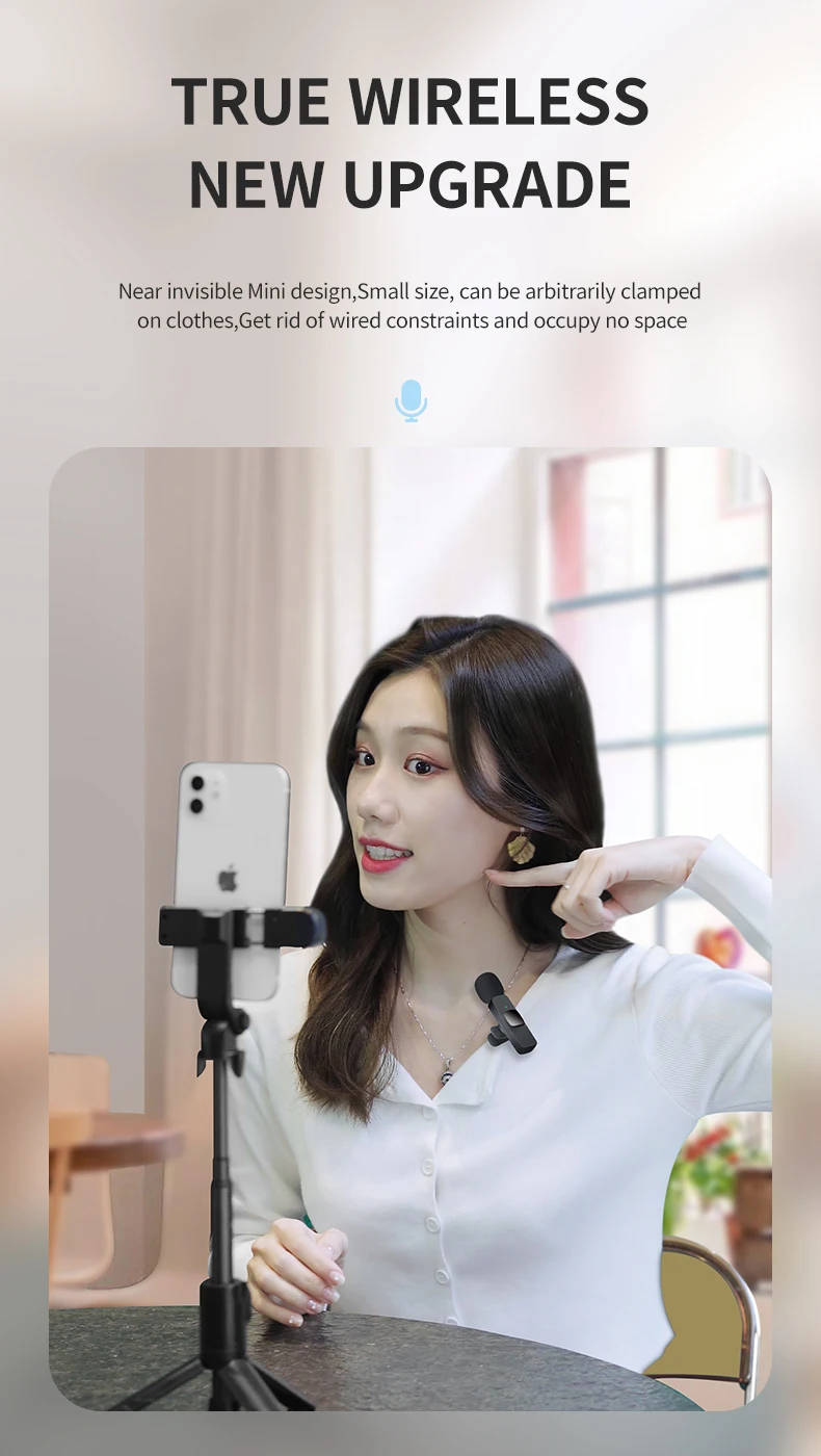 Bulk K9 2.4G Wireless Lavalier Mic for iPhone & Android - Conference ...