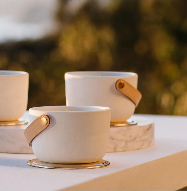 Custom Wholesale Matte White Candle Containers - Luxury Jars